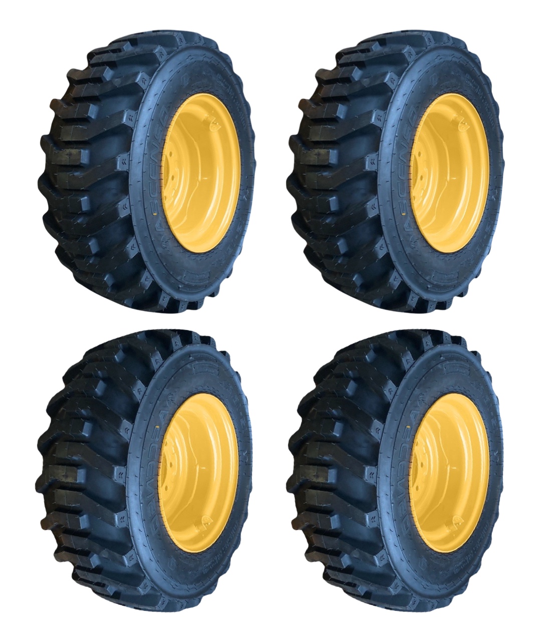 1 or 4-12-16.5 SSB330 Skid Steer Tires/Rims/Wheels for John Deere-12X16 ...
