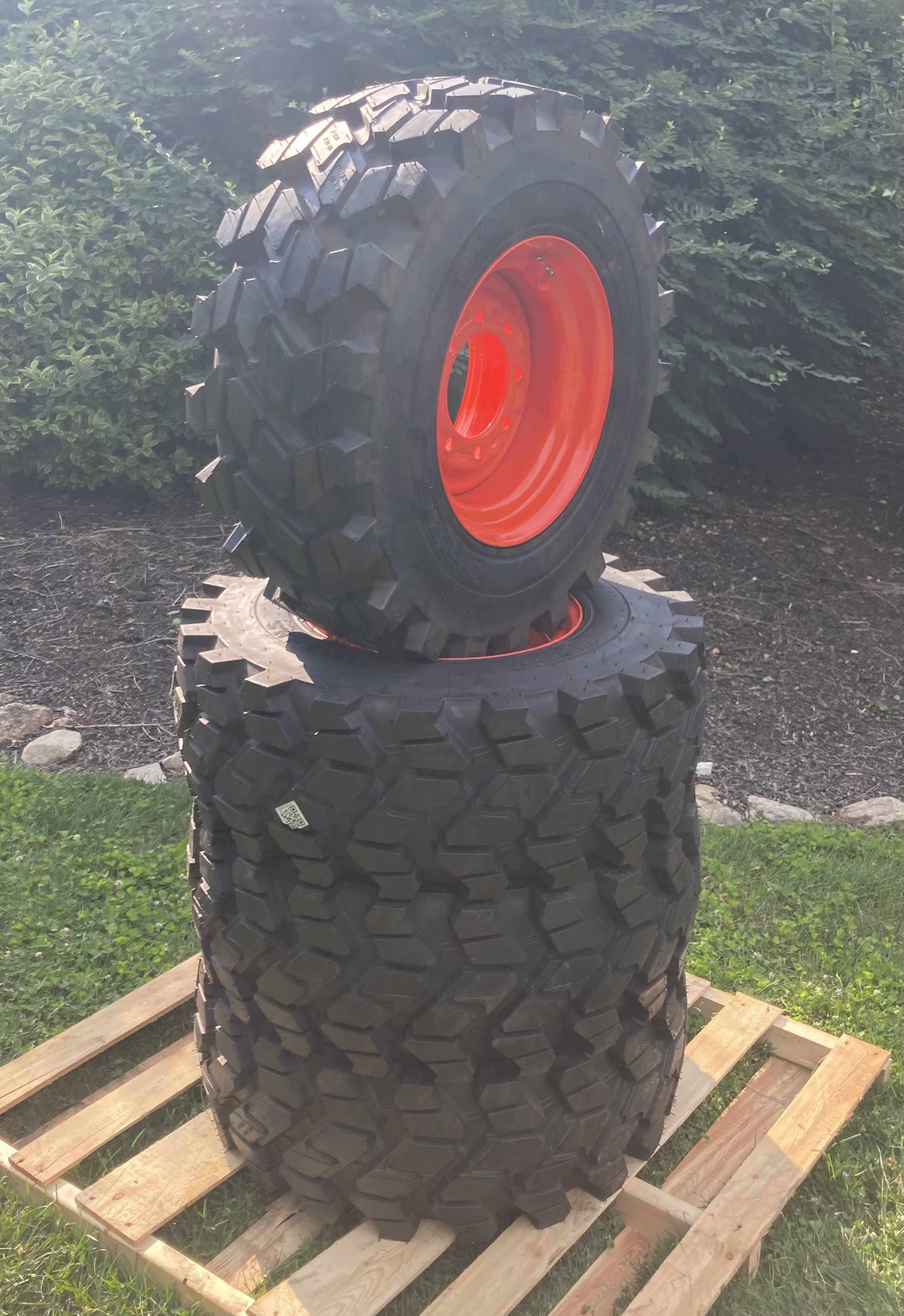 1 or 4-12-16.5 SKS-9 Skid Steer Tires/Rims for Bobcat & more-14PLY ...