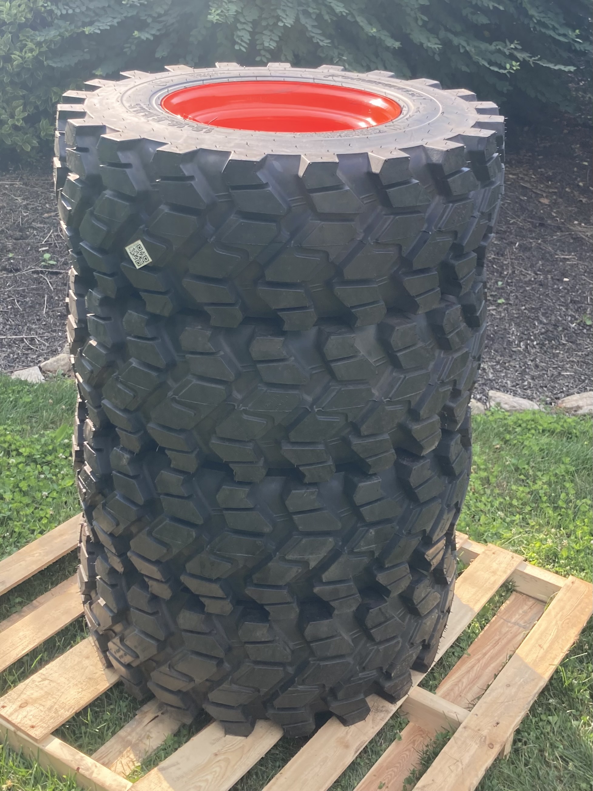 1 or 4-12-16.5 SKS-9 Skid Steer Tires/Rims for Bobcat & more-14PLY ...